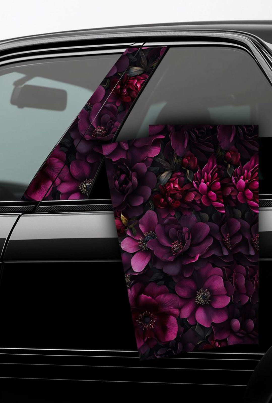 Violet Peonies - Car Doors Pillar Decals, Universal Fit, HD - Etsy