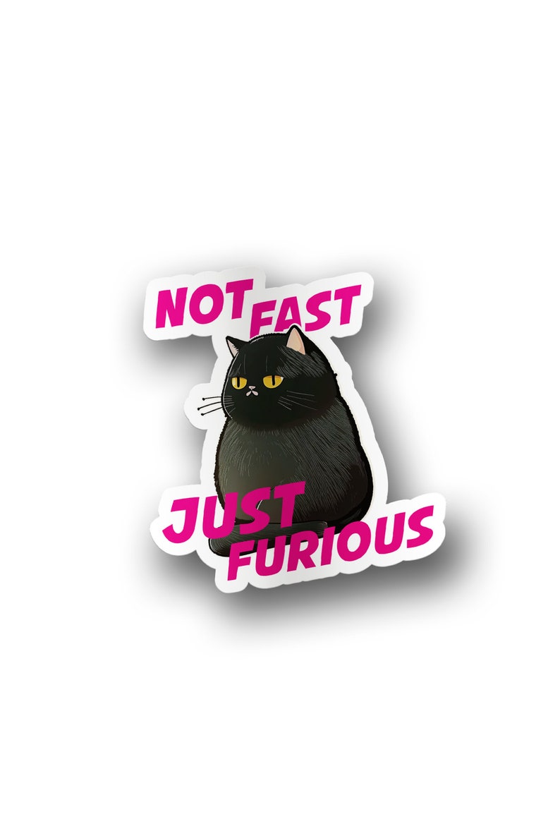 Not Fast - Just Furious - Vinyl Sticker, Car Sticker, Decal Sticker ...