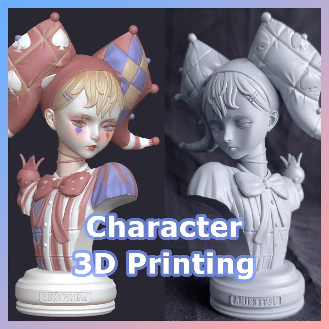 Custom 3D Anime/stylize Character for 3D Printing - Etsy
