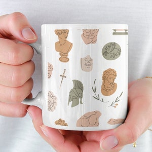 Greek Mug Gift, Gift With Greek Design, Greek Coffee Mug, Greek Mug for ...