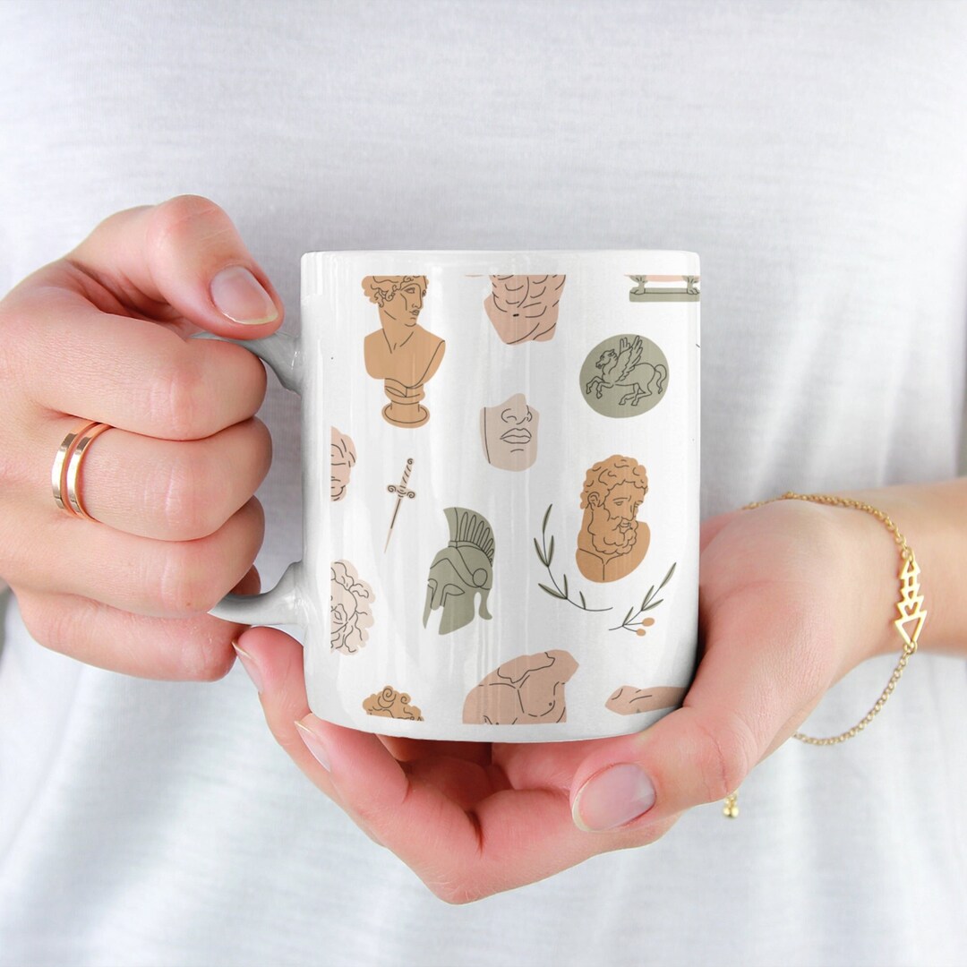 Greek Mug Gift, Gift With Greek Design, Greek Coffee Mug, Greek Mug for ...