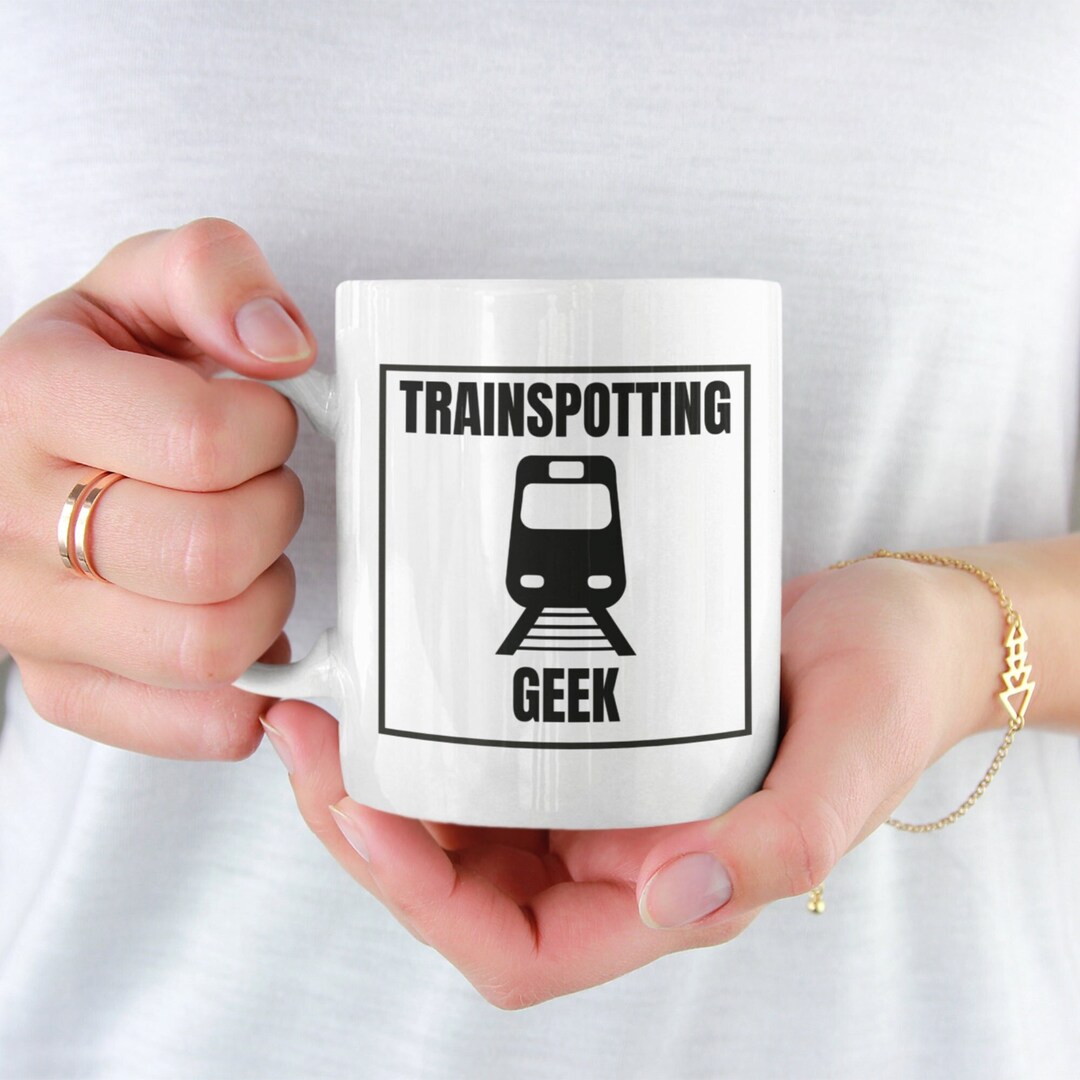 Trainspotting Mug, Gift for Train Fan, Train Locomotive, Trainspotting ...