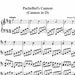 Pachelbel Cannon in D easy Piano Sheet Music - Etsy