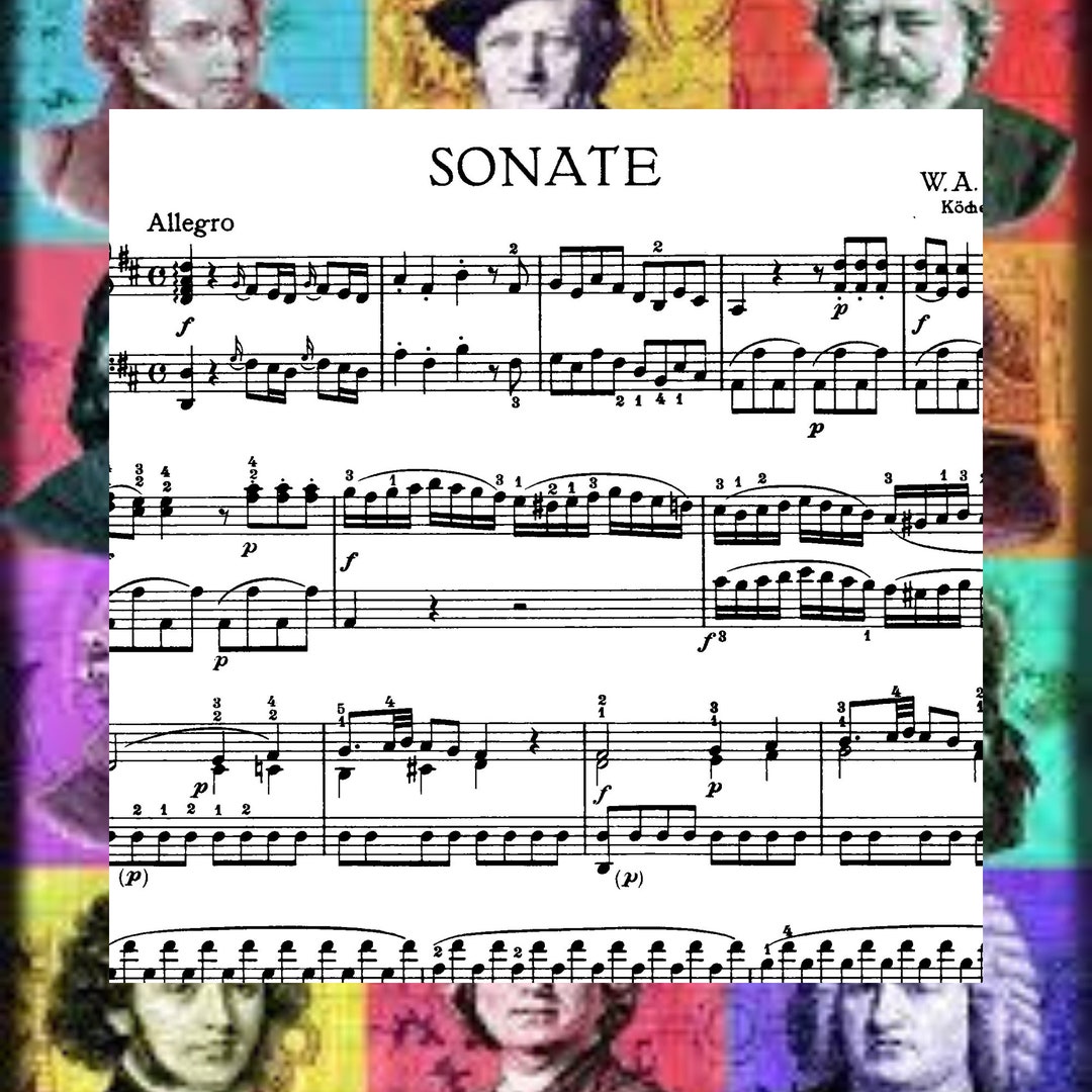 Mozart Sonata No 6 K 284 (complete All Three Movements) Wolfgang ...