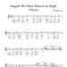 Angels We Have Heard on High Christmas Carol (easy) Music Sheet ...