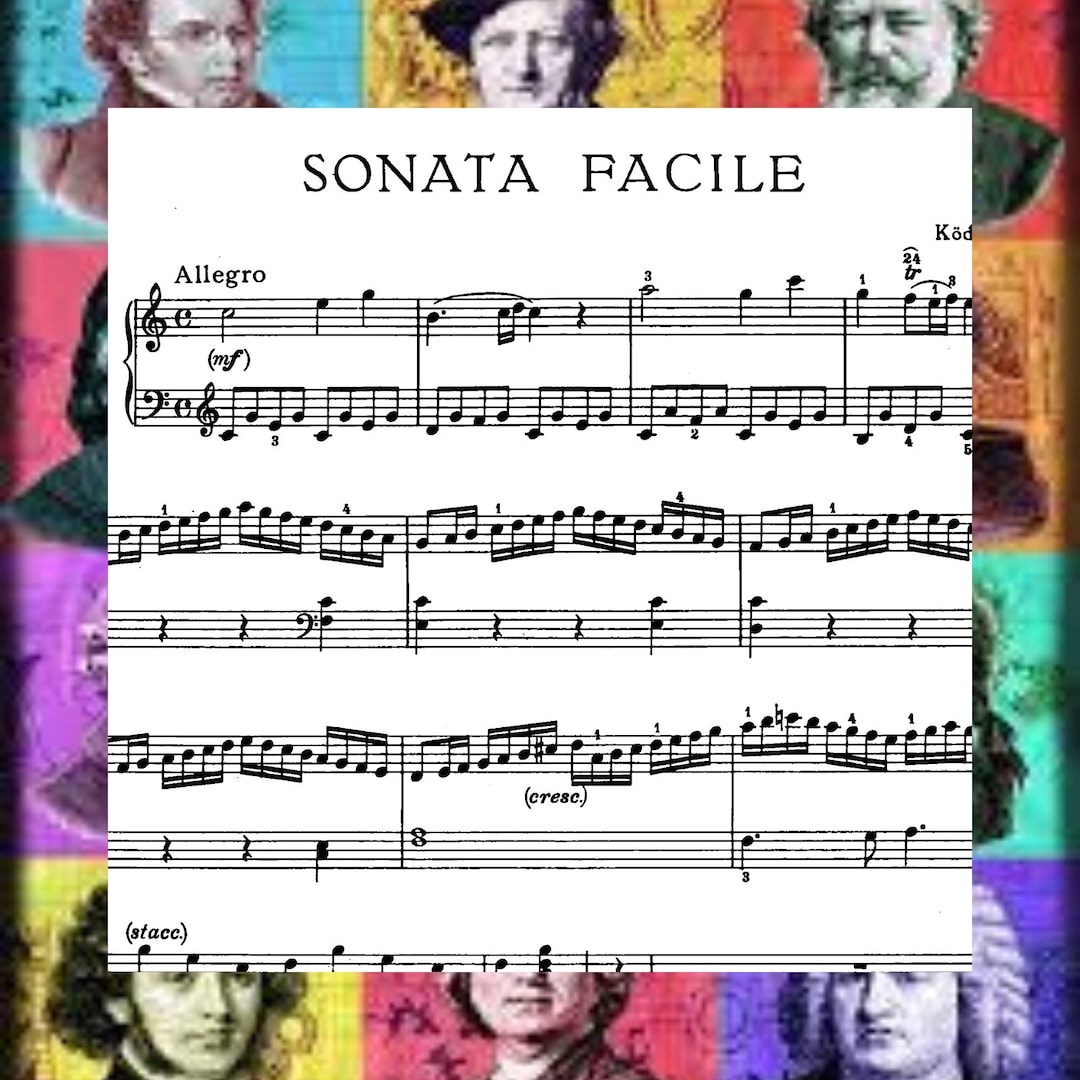 Mozart Sonata No 16 K545 (complete All Three Movements) Wolfgang ...