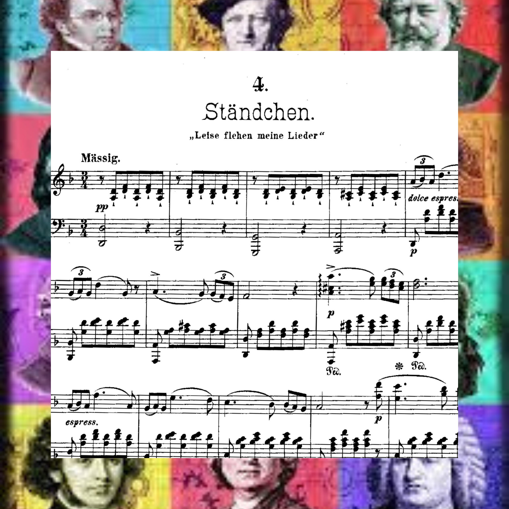 Serenade - Schubert / Horn Solo Piano Sheet Music Printable PDF 3 Pages ...