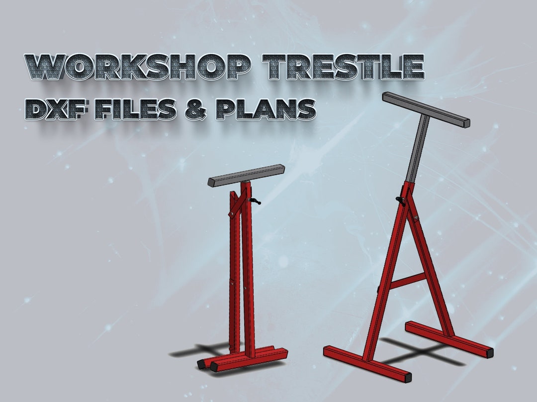 Diy Plans Light, Foldable, Adjustable Workshop Trestle for a Welder ...
