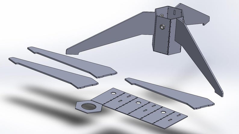 DIY Steel Christmas Tree Stand – CNC DXF Project, Heavy Duty - Etsy
