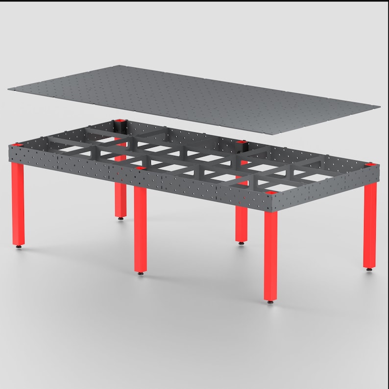 DIY Welding Table DXF Files 3x1.5m D16 10mm Thickness - Etsy
