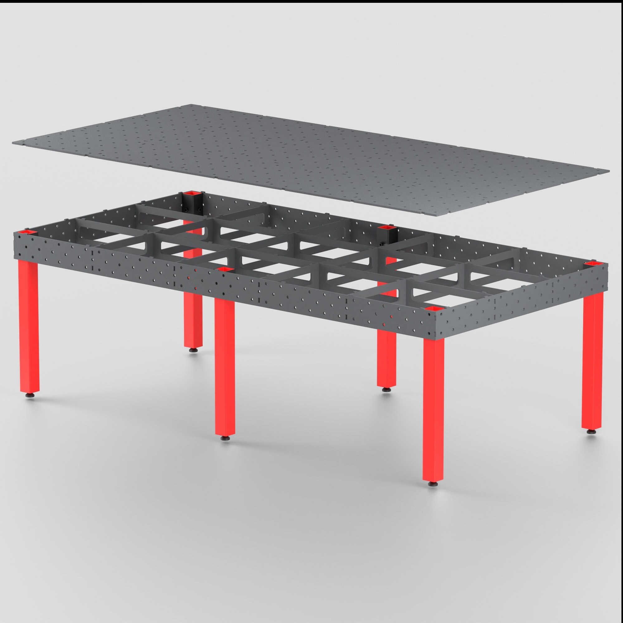 DIY Welding Table DXF Files 3x1.5m D16 10mm Thickness - Etsy