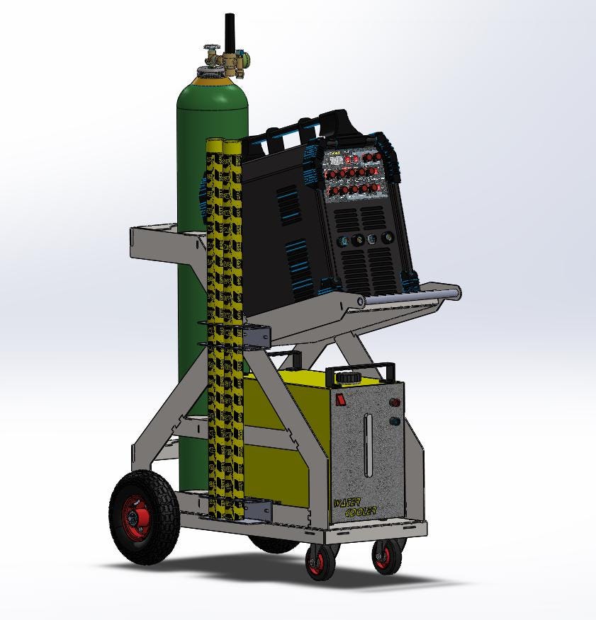 Welding Cart DXF Plasma Plans Cut Files & Blueprints DIY Weld Kit ...
