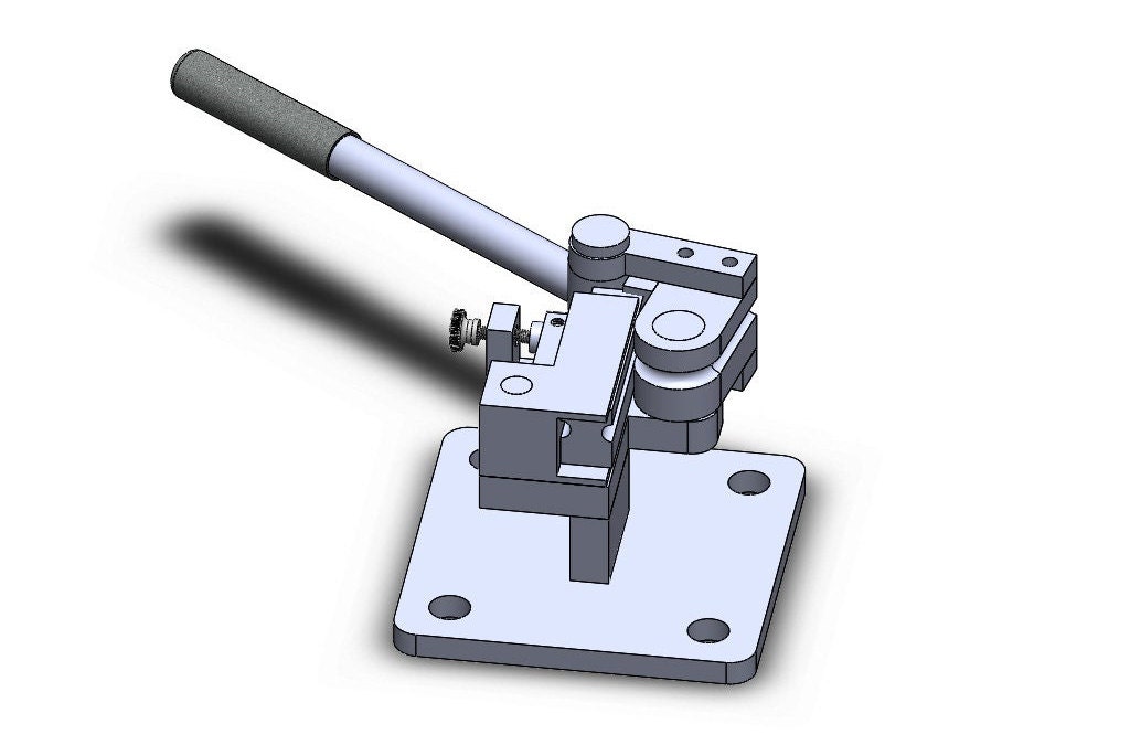 Mandrel Tube Bender DXF CNC PDF Metric Plans - Precise 8mm Pipe Bending ...