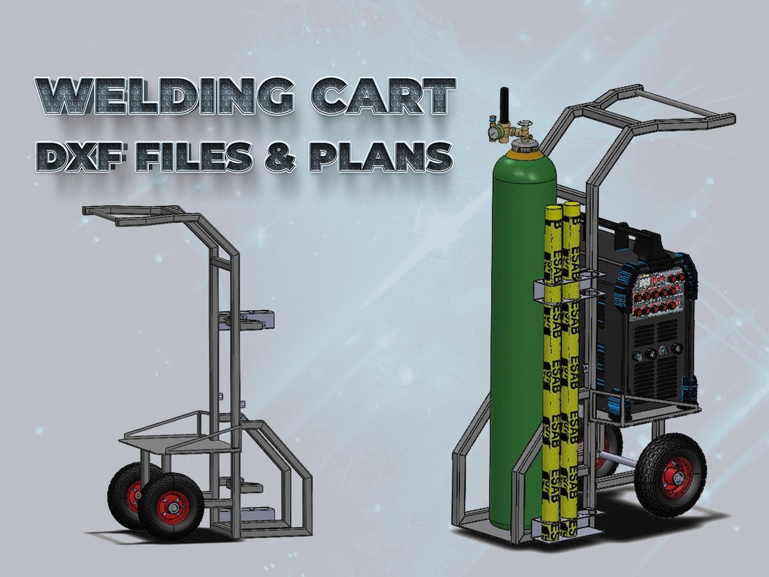 Welding Cart Plans & DXF Plasma Cut Files DIY Kit - Etsy