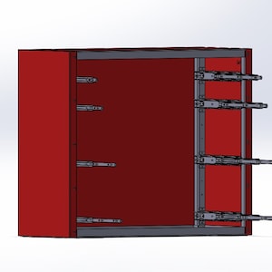 Steel Tool Chest DXF Plans | CNC Sheet Metal Project (digital Download ...