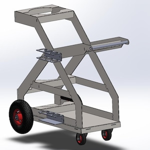 Welding Cart DXF Plasma Plans Cut Files & Blueprints DIY Weld Kit ...