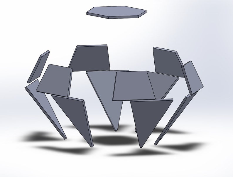 Metal Diamond Sculpture TIG Welding Project – CNC DXF Files - Etsy