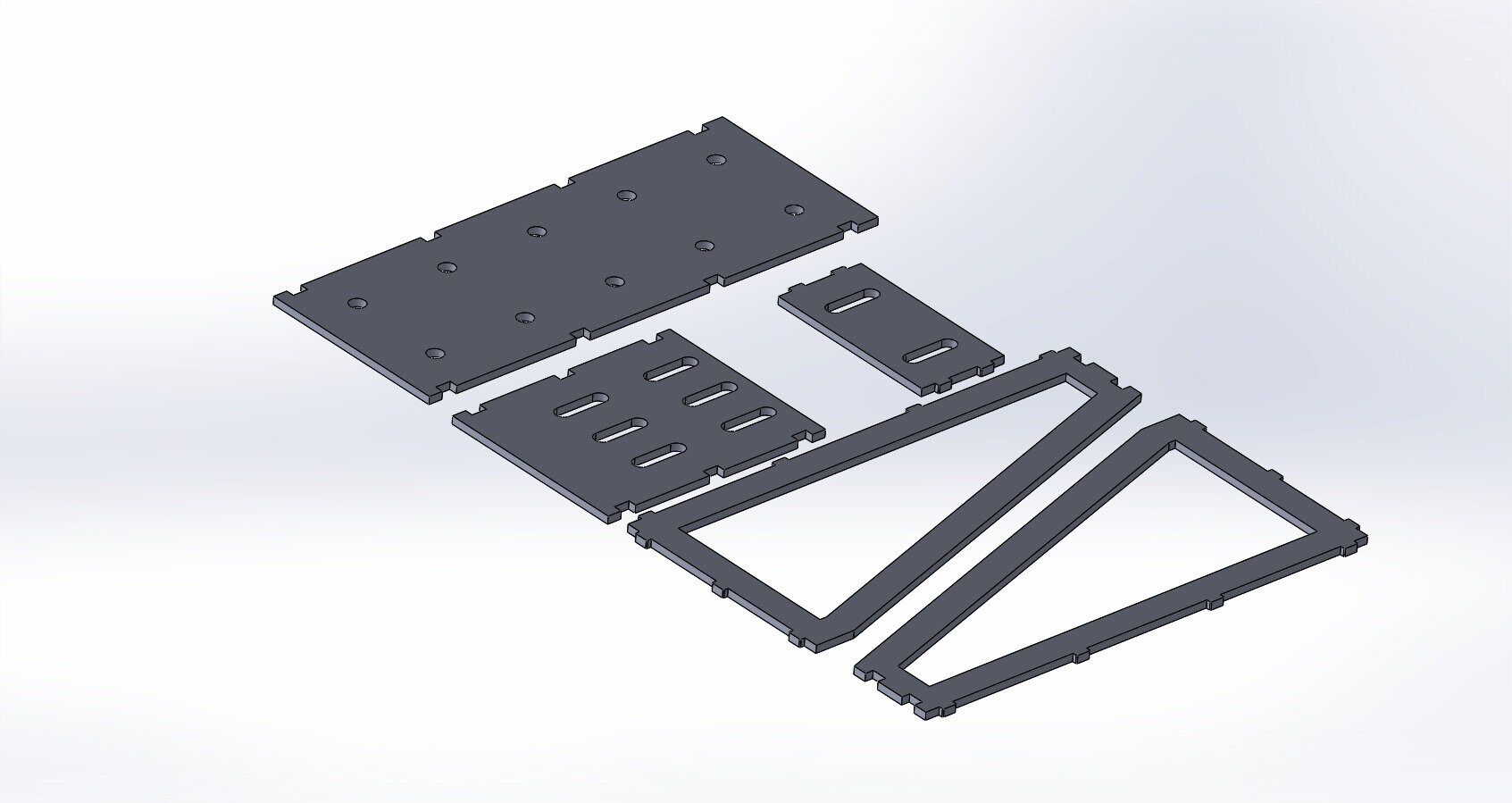 Welding Table Extension Square 90 Degree 500 X 200 X 8mm DXF Laser or ...