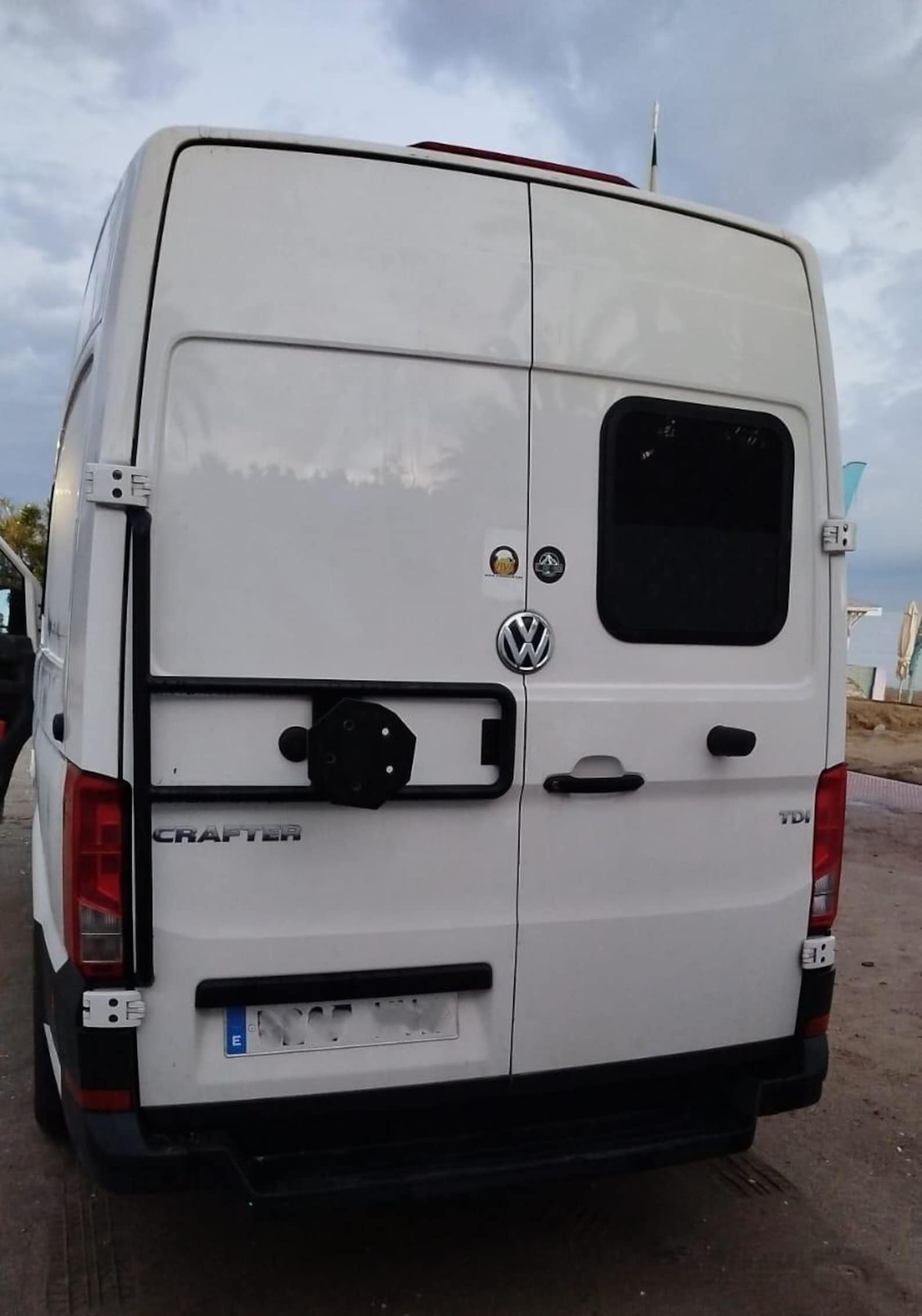 DIY Plans Spare Wheel Carrier Vw CRAFTER Step-by-step Guide With DXF ...