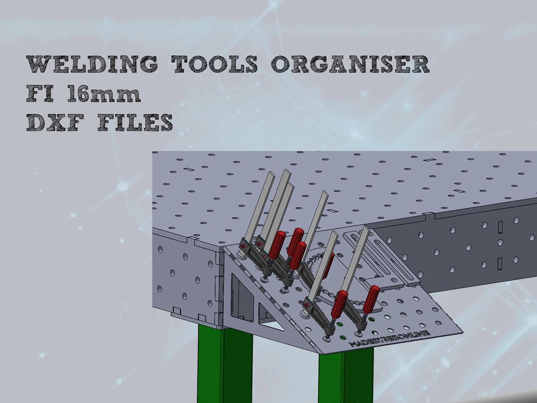 Welding Tools Shelf Organizer Laser or Plasma Cutting Files DXF PDF - Etsy