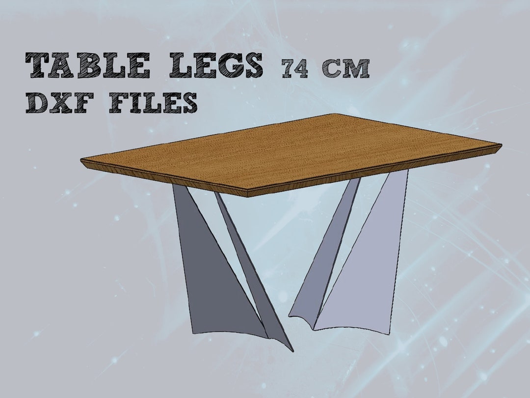 DXF Files for Cutting and Making Table Legs From 4mm Sheet Metal - Etsy