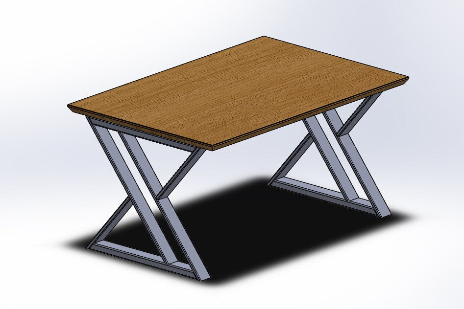 Blueprints for Making Loft Style Table Legs Welding Plans - Etsy