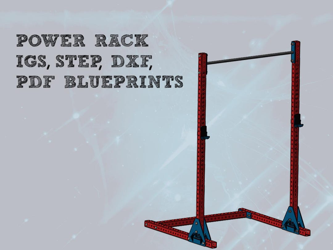 Freestanding Power Rack Blueprints - "micro Challenge Lite" - Etsy