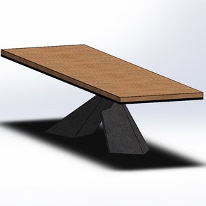 DXF Files for Cutting and Making Table Legs From 2mm Sheet Metal - Etsy