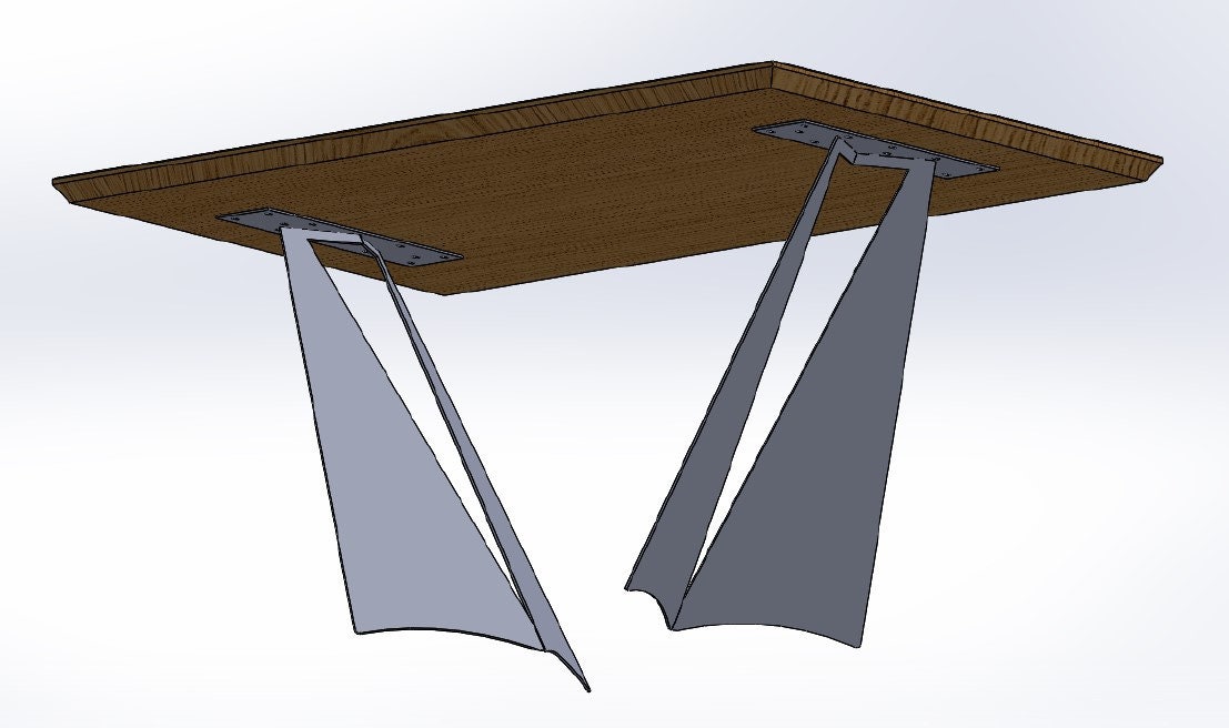 DXF Files for Cutting and Making Table Legs From 4mm Sheet Metal - Etsy