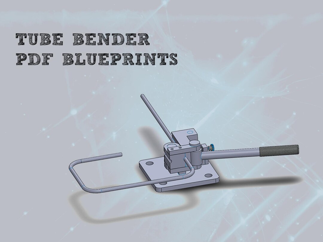 Mandrel Tube Bender for Small Diameter Tube 8mm Metric Plans Dxf Files ...