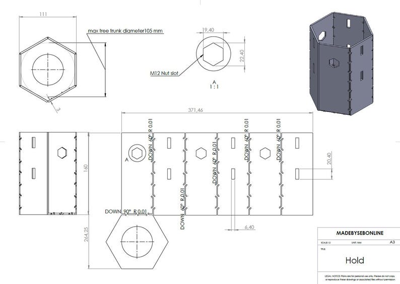 CNC Christmas Tree Stand DXF Project – Heavy Duty Metal Design (digital ...