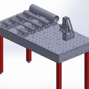 Pipe Support Prism for Welding Table DXF Plasma Cut Files - Etsy