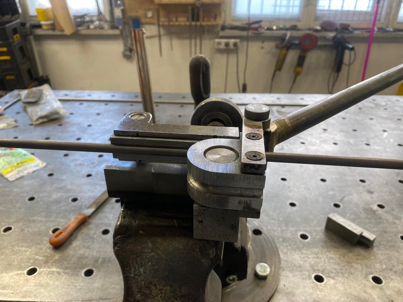 Mandrel Tube Bender for Small Diameter Tube 8mm Metric Plans Dxf Files ...