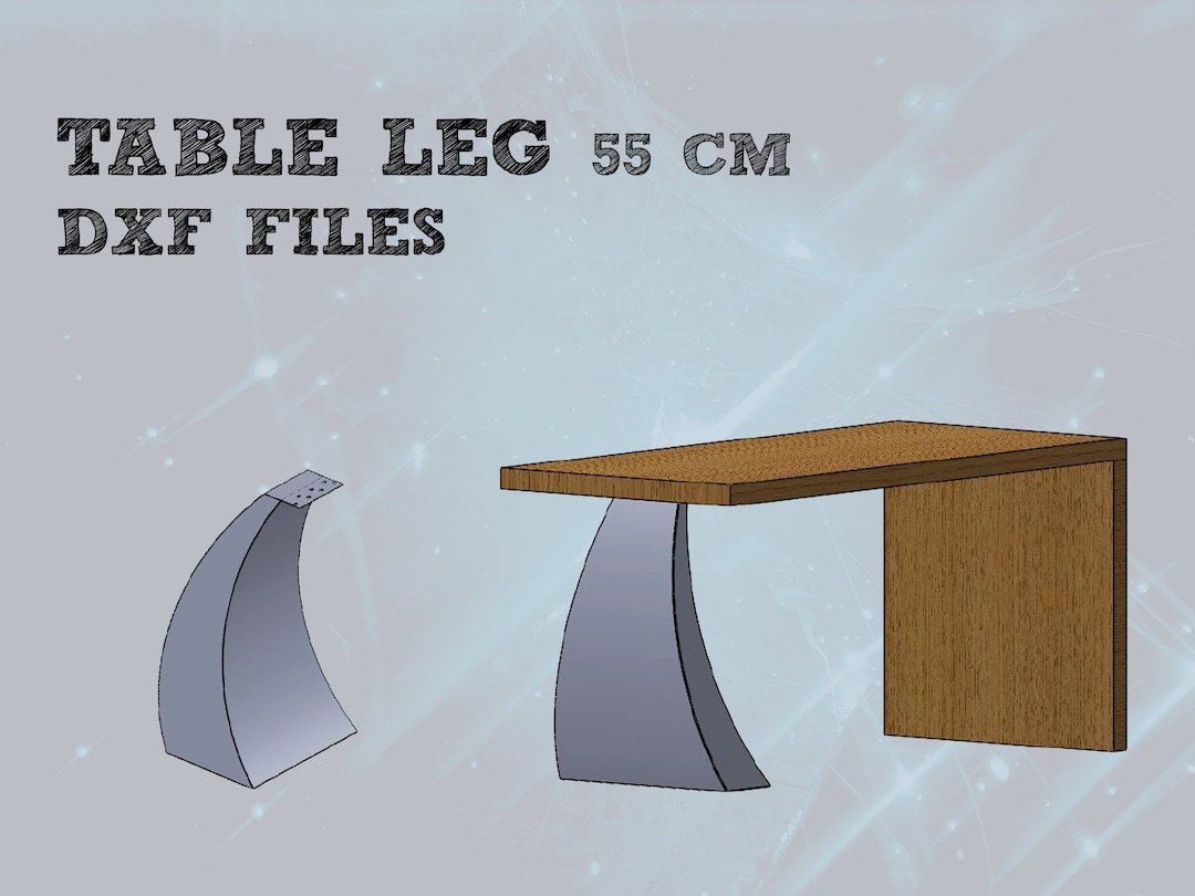 DXF Files for Cutting and Making Table Legs From 4mm Sheet Metal - Etsy