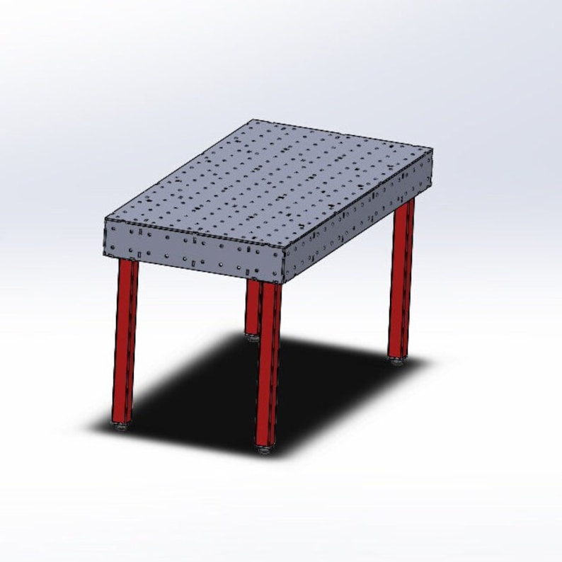 DIY Welding Table DXF Files 2000x1000x200mm D16 10mm Thickness - Etsy