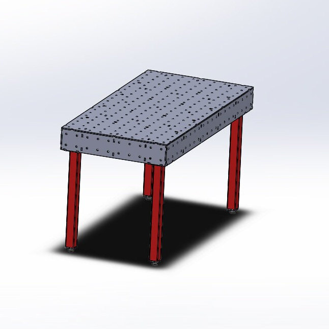 DIY Welding Table DXF Files 2000x1000x200mm D16 10mm Thickness - Etsy