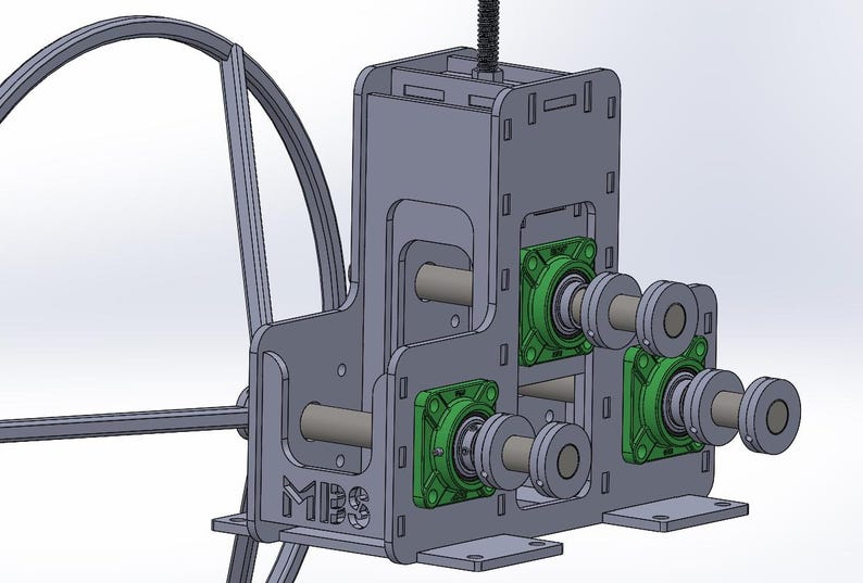 Portable 3 Roll Bending Machine DXF Files for Laser Plasma Cutting ...