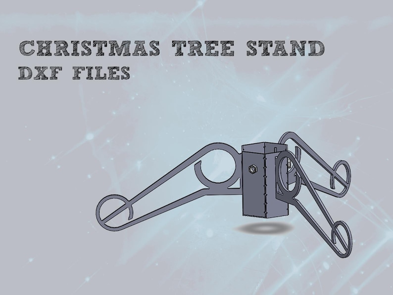 DIY Steel Christmas Tree Stand – CNC DXF Project, Heavy Duty - Etsy
