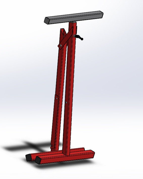 Diy Plans Light, Foldable, Adjustable Workshop Trestle for a Welder ...