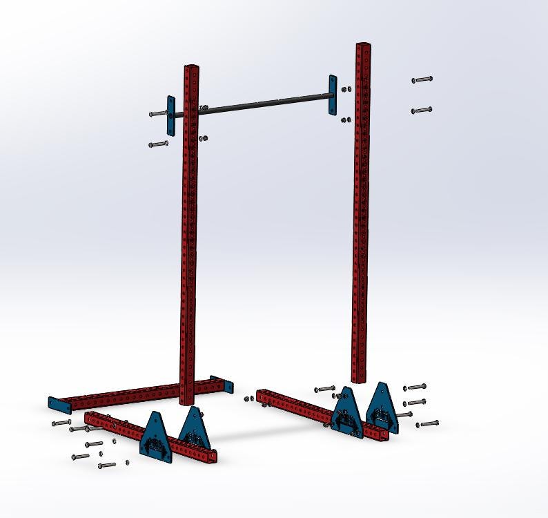 Freestanding Power Rack Blueprints micro Challenge Lite - Etsy Canada