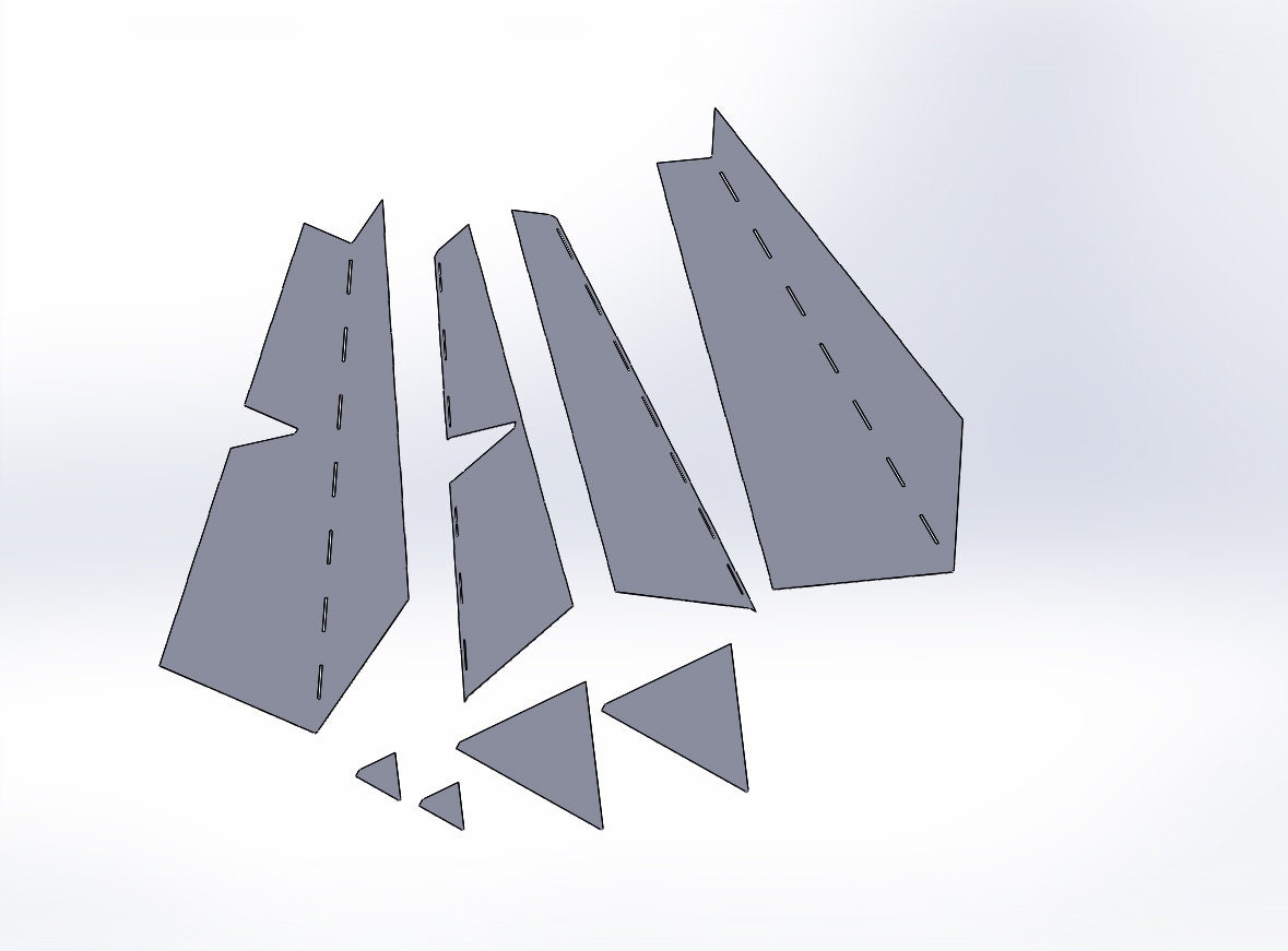 DXF Files for Cutting and Making Table Legs From 2mm Sheet Metal - Etsy