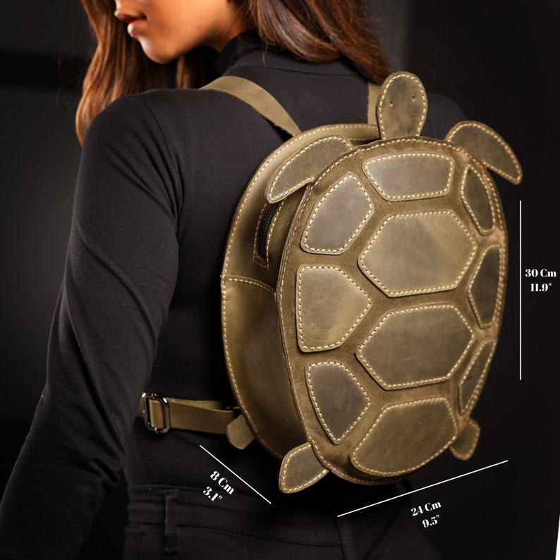 Bag for Children - Turtle Bag - Cute Animal Bag - Green Bag - Kids ...