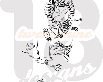 Krishna Dxf Files - Etsy