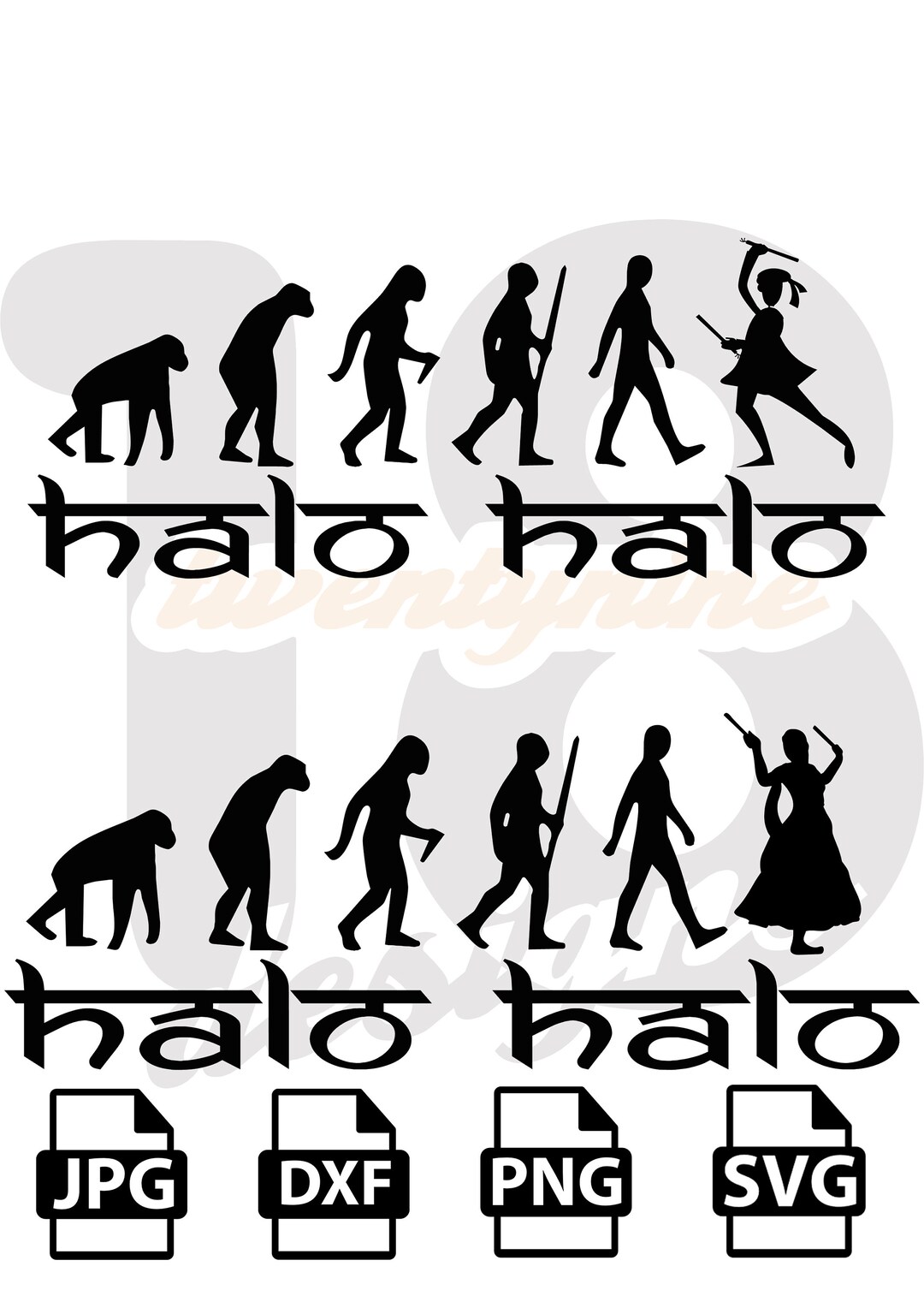 Gujarati Halo Halo Evolution Men's and Ladies Funny Indian Desi ...