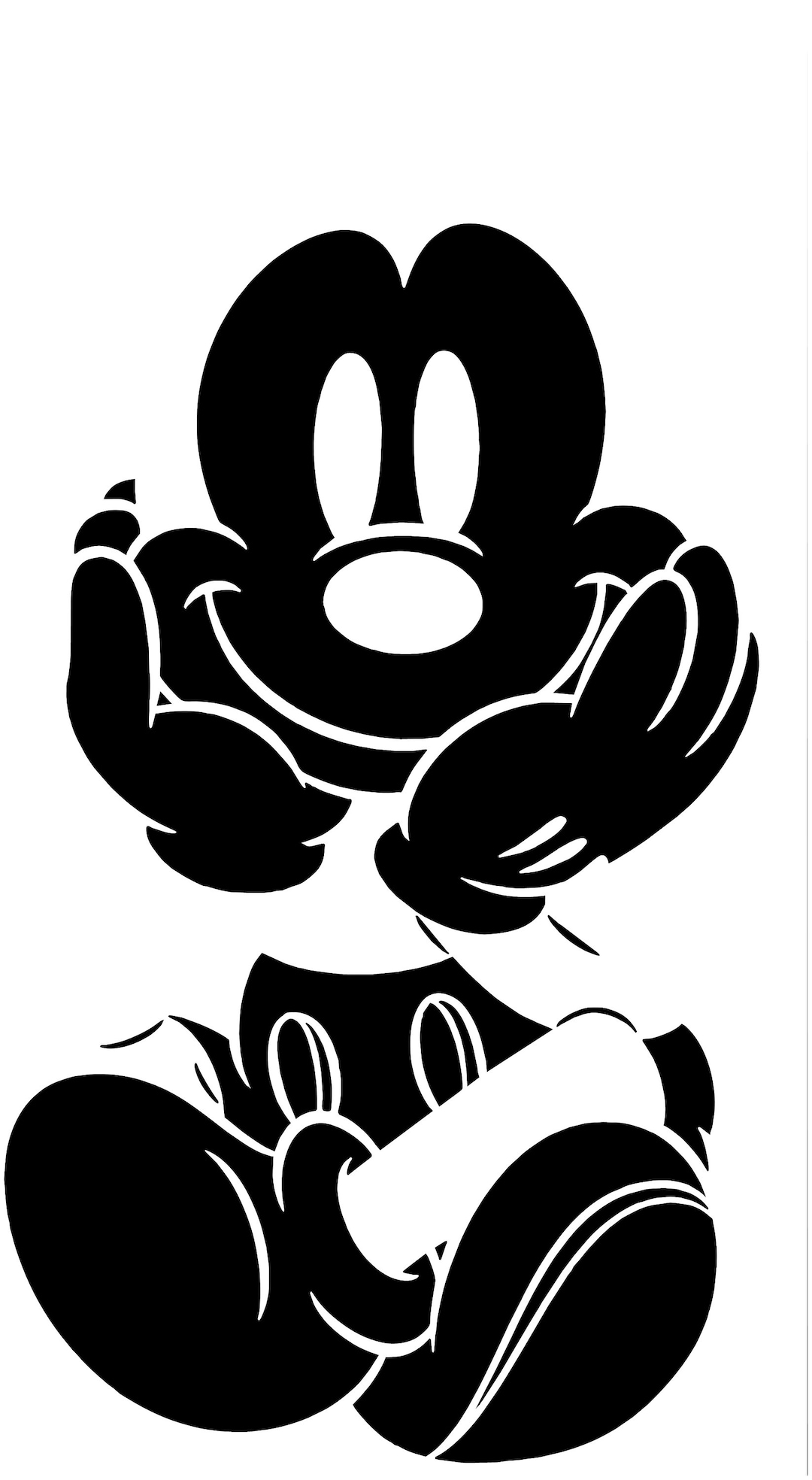 Mickey SVG, Classic Mickey Svg, Retro Mickey Png, Print Ready Mickey ...