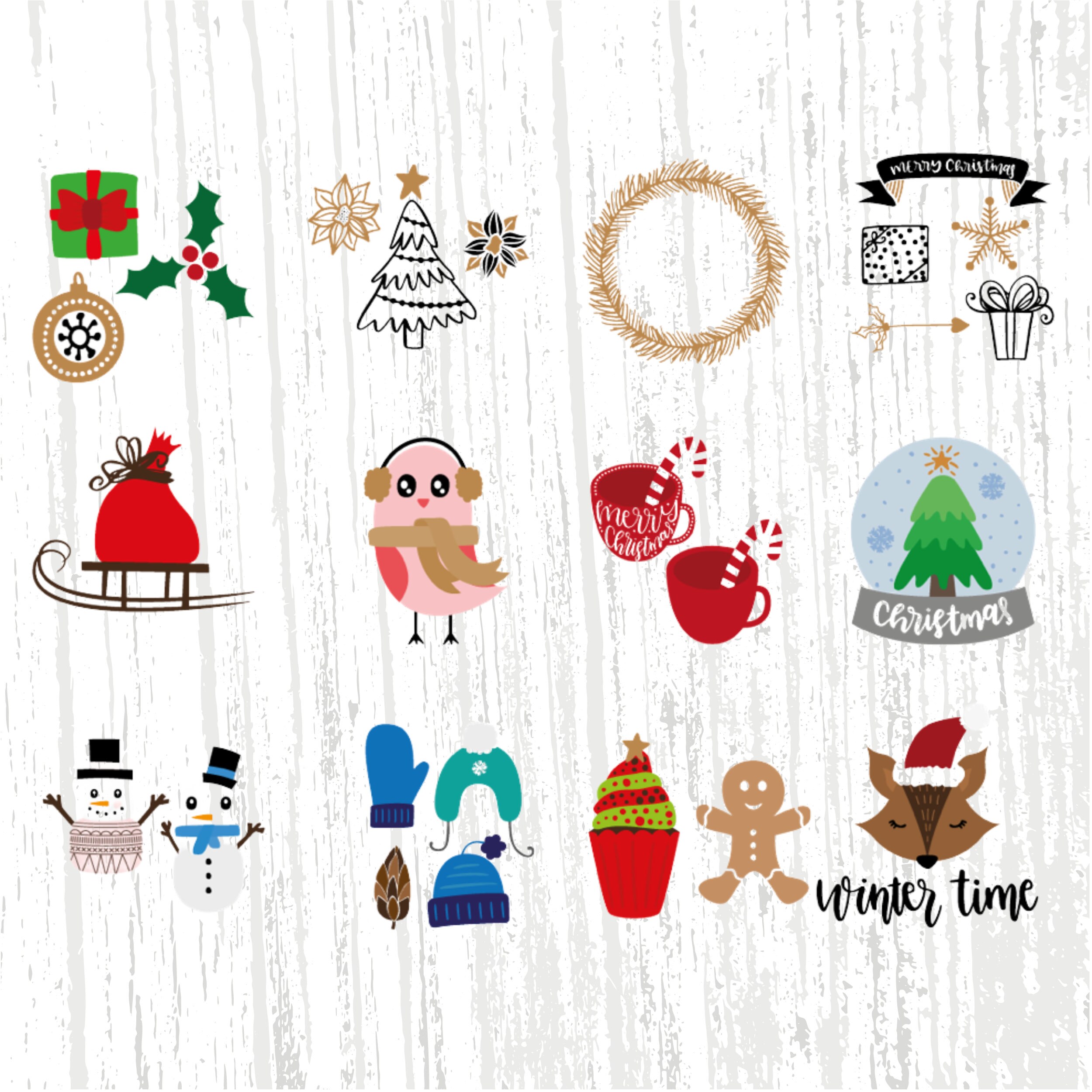 Christmas Bundle SVG Part 1 Svg Eps Png & Dxf Bundle - Etsy