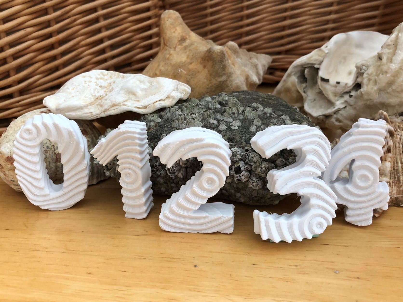 Wavy Vases Pots Number's & Letters STL Files 3D Files - Etsy