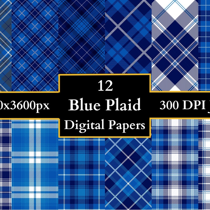 Printable Plaid Wall Art - Etsy