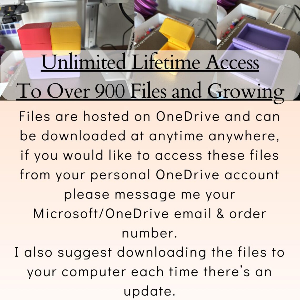Full Access to All Past and Future STL Files - Whole Etsy Shop - All ...