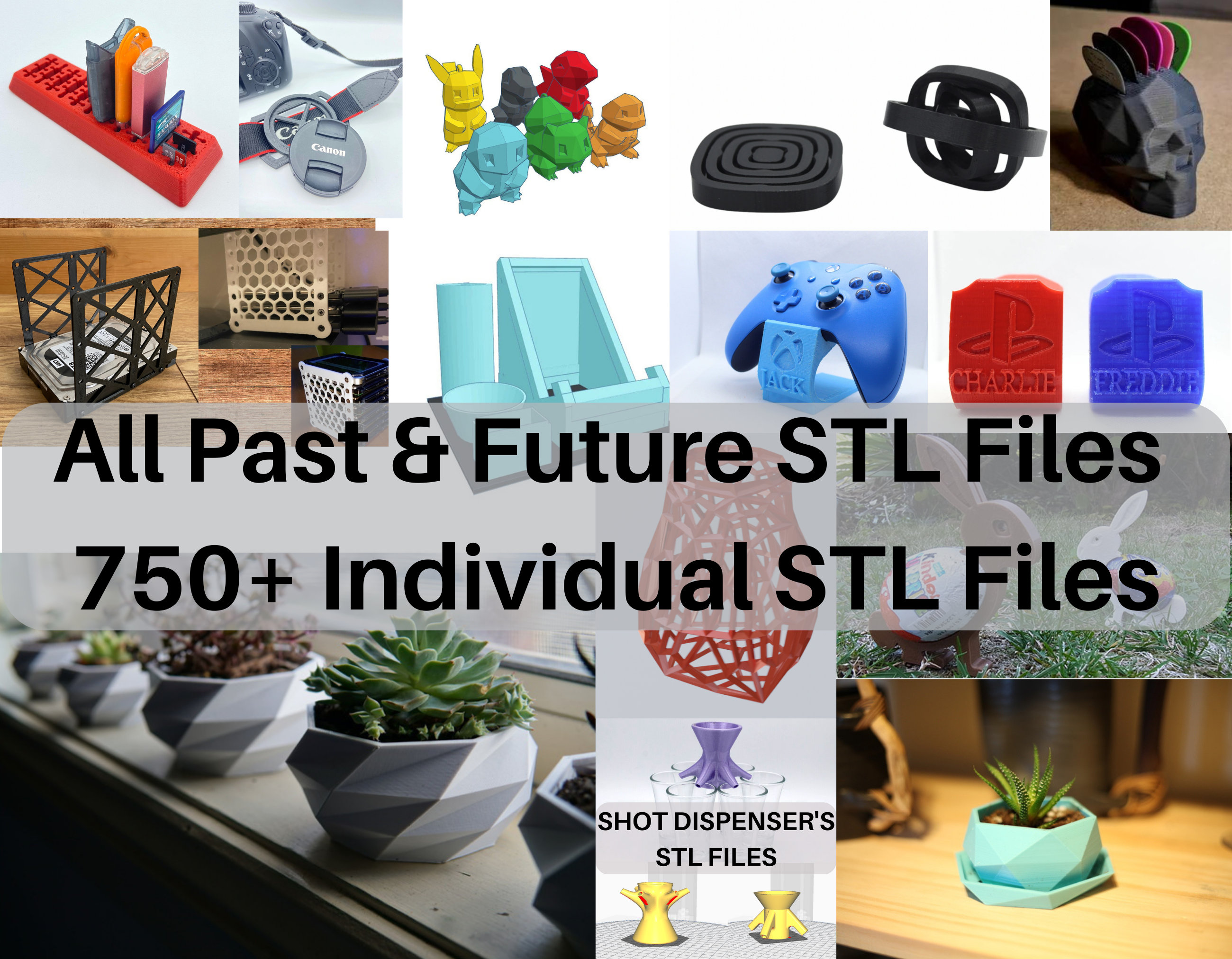 Full Access to All Past and Future STL Files Whole Etsy Shop All STL ...
